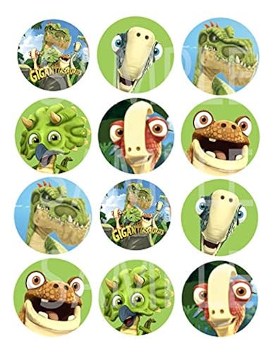 Baby Dinosaur Stickers, Gigantosaurus Large 2.5” Round Circle Stickers ...