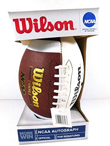 Amazon.com: 2013 Wilson NCAA Autograph Official Football for Signatures ...