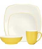 Amazon.com | Noritake Colorwave Mustard 4-Piece Place Setting ...