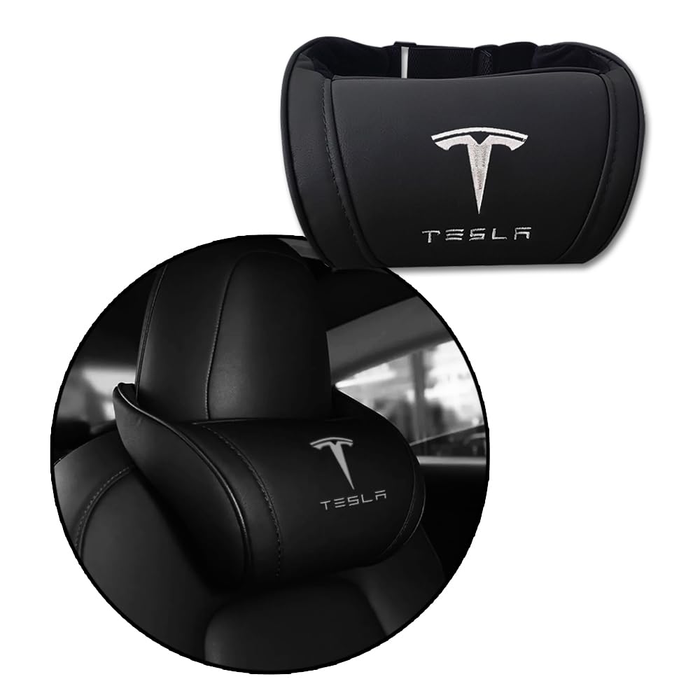 CoolKo Tesla Model S X 3 Y & Cybertruck Car Headrest Neck Pillow ...