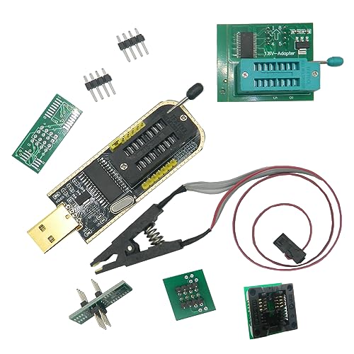 CH341A 24 25 Series Flash Module DIY Kit SOIC8 SOP8 Test Clip Flash IC ...