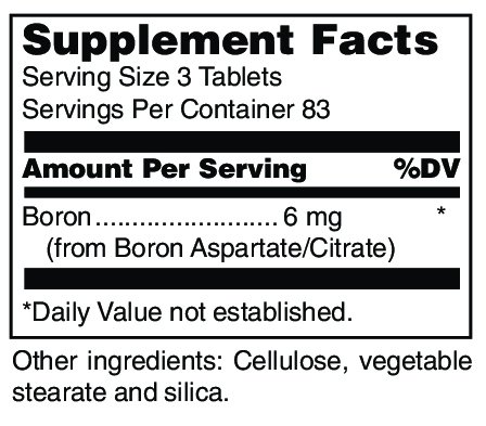 Boron Plus 250 Tablets
