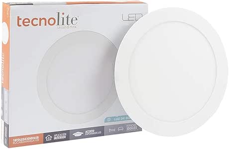 Lámpara Interior Empotrado Techo, LED Integrado, Luz Blanca Tecnolite ...