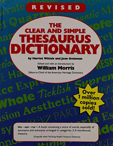 A First Thesaurus - A Basic Thesaurus for Children - Over 2,000 Entry ...