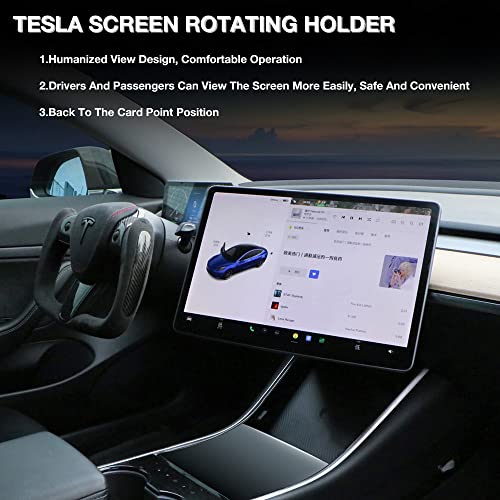 tesplus New Tesla Model 3 Model Y Screen Swivel Mount for 2017-2022 ...