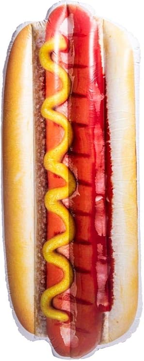 Amazon.com: High Five Hot Dog Pool Float 59 x 27 inch: Toys & Games