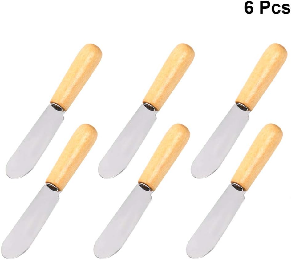 UPKOCH 6pcs Edelstahl Buttermesser Butter Spreader Server Küchenhelfer ...