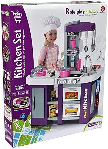 BOYA-TOYS Kitchen Set,Little Chef Pretend Play cooking big Kitchen Kit ...