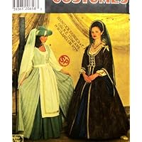 Amazon.com: Simplicity 7756 sewing pattern makes Misses Renaissance ...