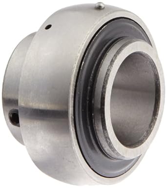 UC205-16 Axle Insert Mounted Bearing, 1" Inside Diameter, Set screw ...