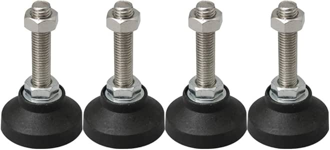 CNBTR M12 Adjustable Leveling Feet Threaded Furniture Glide 50mm ...