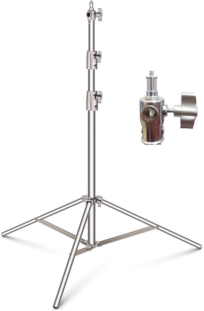 Amazon.com : Tripod Light Stand Adjustable Heavy Duty Support Light ...