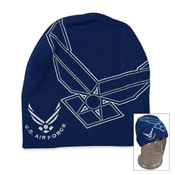 Amazon.com: USAF Air Force Embroidered Knit Beanie Skull Cap Officially ...