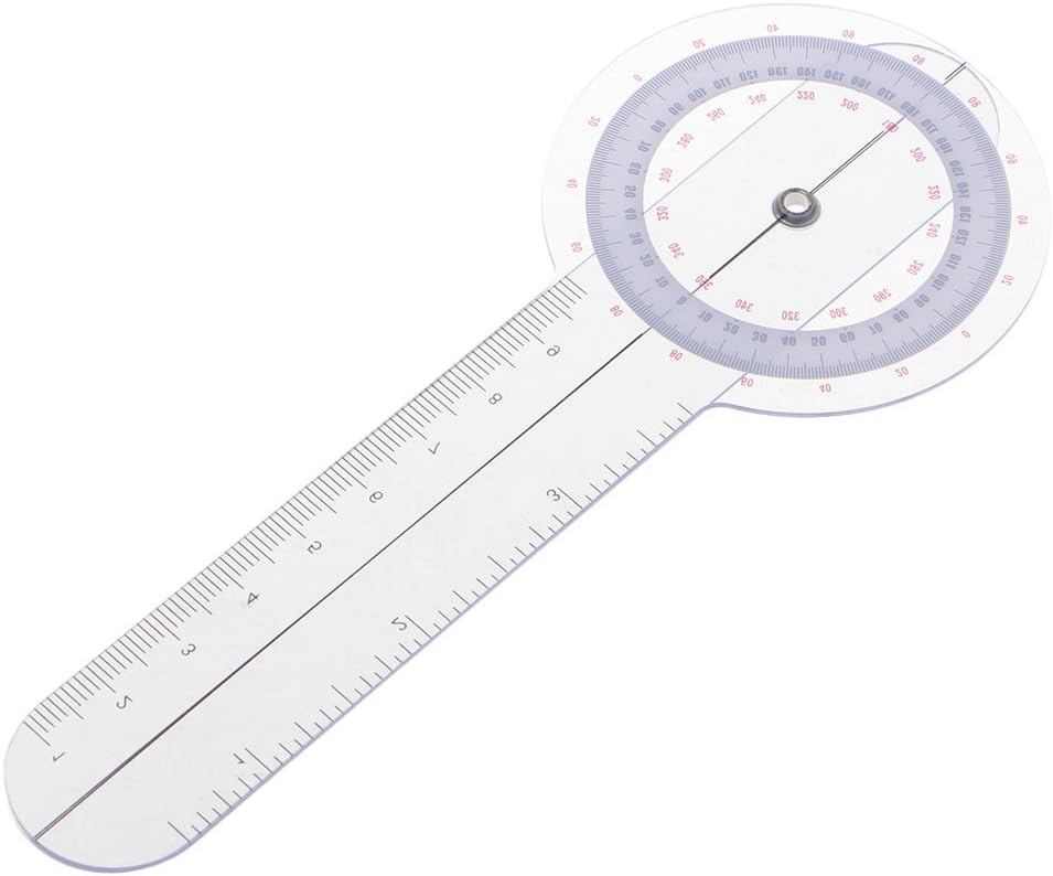 Test e misurazione Righello Medico goniometro Set di 3 goniometri ...