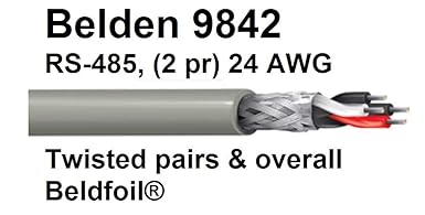 Belden 9842 060500 COMPUTER CABLE, POLYETHYLENE INSULAT, 24AWG STRAND ...
