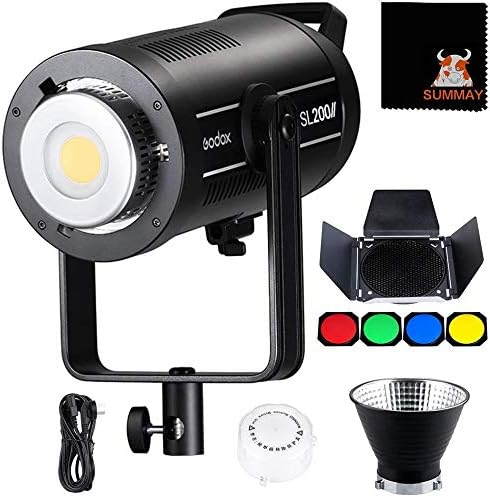 GODOX SL200WII Daylight-Balanced Continuous-Output Lighting-Photography ...