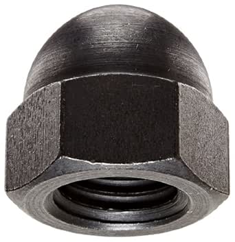 Black-Oxide 18-8 Stainless Steel Low Crown Acorn Nut, USA Made, 3/8"-16 ...