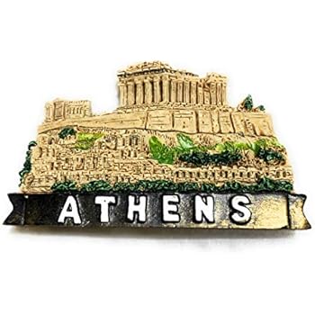 Amazon.com: The Parthenon Acropolis ATHENS Greece Resin 3D fridge ...