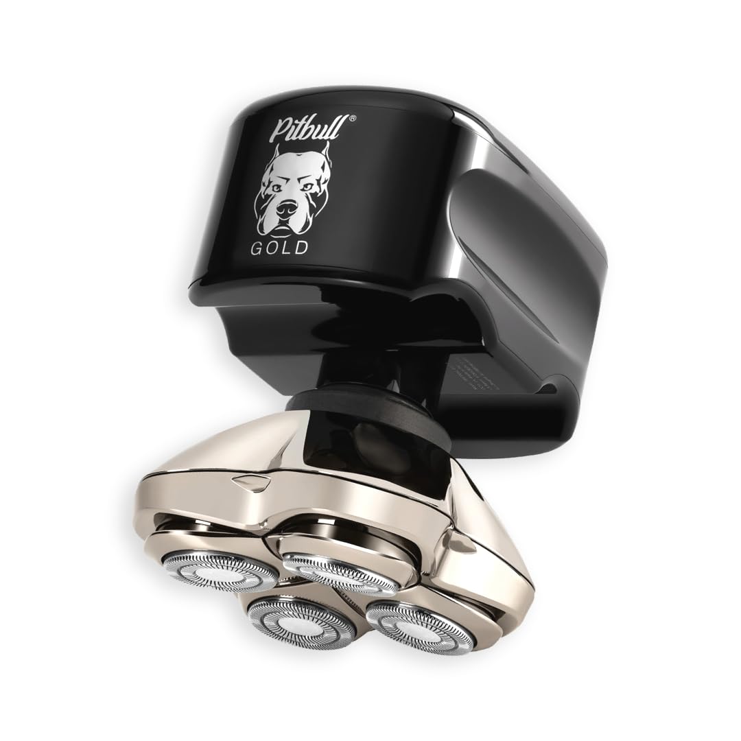Skull Shaver Pitbull Gold PRO Head and Face Shaver: Holiday Gift Set ...