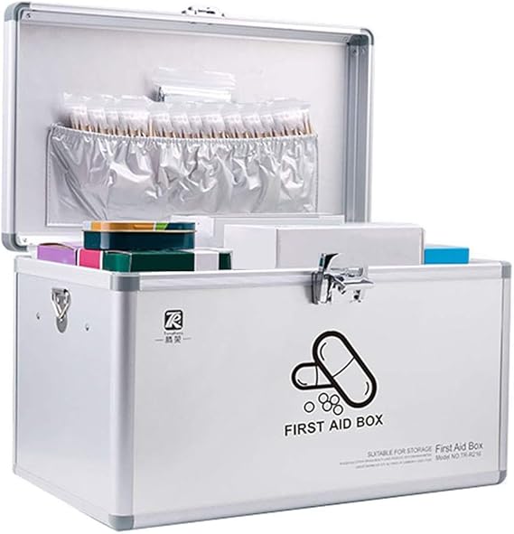 Medicine Box, Lockable Medical Box, Security Lock Medicine Storage Box ...