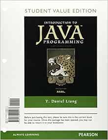 Introduction to Java Programming, Comprehensive Version, Student Value ...