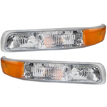 Amazon.com: HEADLIGHTSDEPOT Park Light Compatible with GMC Sierra 1500 ...