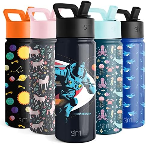 Simple Modern Disney Pixar Buzz Lightyear Kids Water Bottle with Straw ...