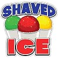 Amazon.com: SignMission Shaved Ice Concession Stand Food Truck Sticker ...