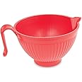 Amazon.com: Nordic Ware Plastic Better Batter Bowl, 10-Cup, Red