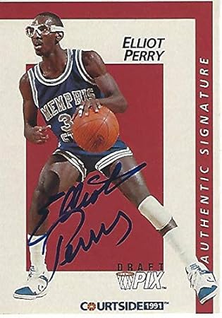 ELLIOT PERRY -PG- (MEMPHIS) NBA Career 1991-92 thru 2001-02 - Signed ...