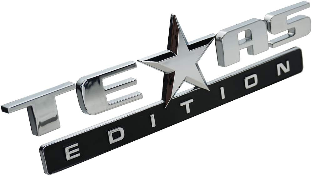 Amazon.com: 1x Texas Edition Emblem 3D Fender Door Badge Nameplate ...