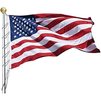 Amazon.com : Eder Flag Manufacturing 30' x 60' Nylon American Flag : Garden & Outdoor