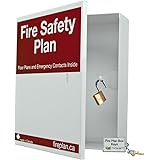 Fire Plan Strategies Fire Safety Plan Box (Indoor Mounting) - Steel ...