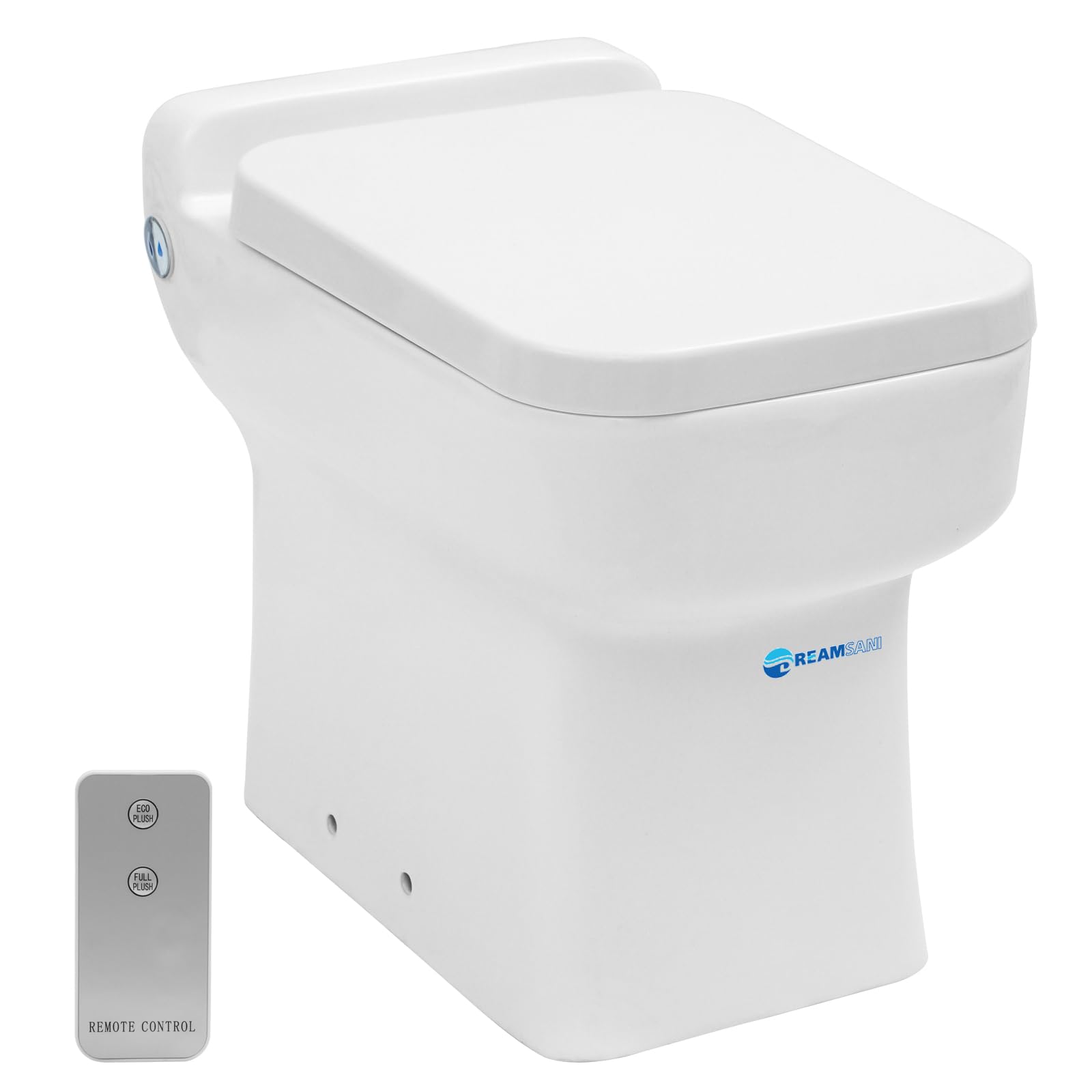 Mua 600Watt One-piece Dual-Flush Electric Upflush Toilet,Remote Control ...