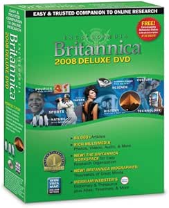 Amazon.com: Encyclopedia Britannica Deluxe 2008 [OLD VERSION]