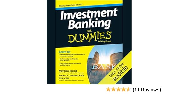 Investment banking for dummies audiobook