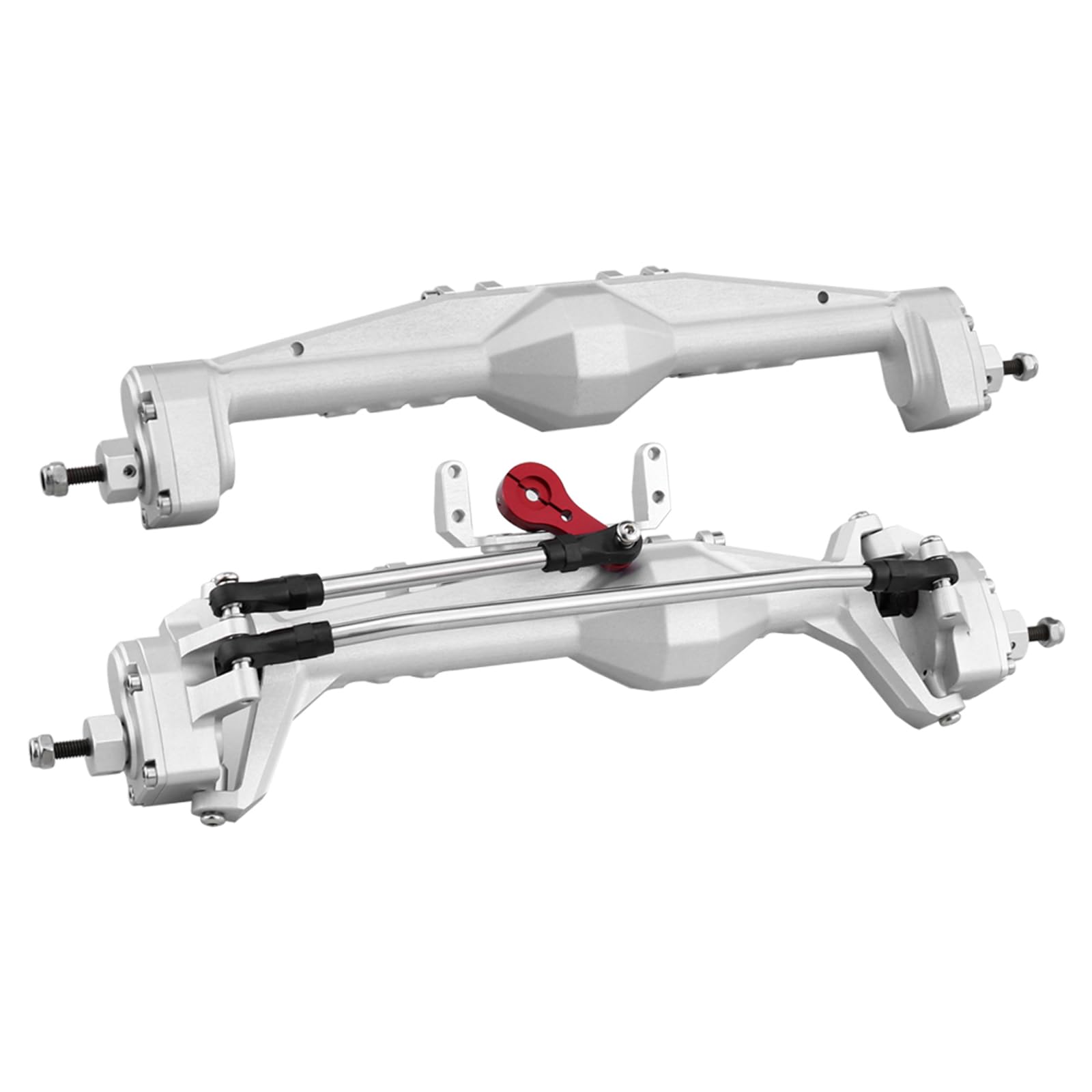 HYBDX RC 1/10 RC Crawler All Metal Front and Rear Portal Axle for Axial ...