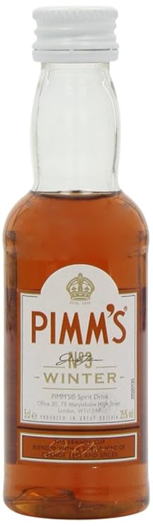 Pimms No.3 Winter Cup Miniature Set 5cl (Case of 12): Amazon.co.uk: Grocery