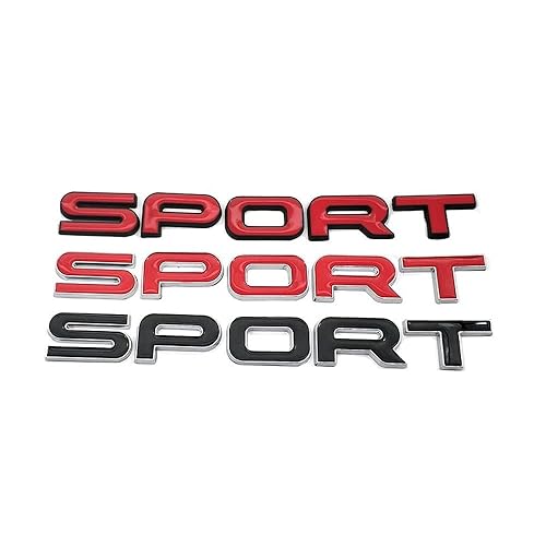 Car Styling Metal SPORT Letters Logo Emblem Car Rear Trunk Badge ...