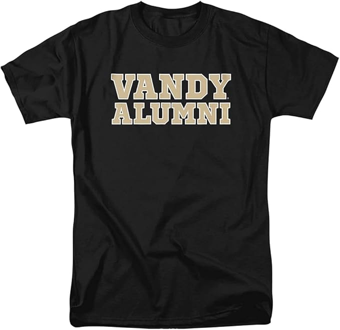 Amazon.com: Vanderbilt University Official Unisex Adult T Shirt ...