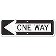 Amazon.com: SmartSign - X-R6-1L-EG-6x18-M1 "One Way" MUTCD Compliant ...