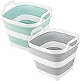 Amazon.com: 2 Pack Collapsible Ice Bucket with 2.77 Gal / 10.5L Each ...
