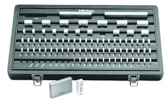 Mitutoyo Ceramic Rectangular Gage Block Set, ASME Grade AS-2, 0.05 - 4 ...