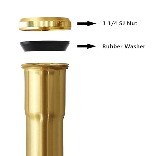 Drain Pipe Extension Tailpiece Extension Tube Brass Slip Joint ...