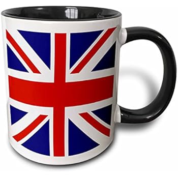 Amazon.com: 3dRose Union Jack Old British Naval Flag Ceramic Mug, 15 ...