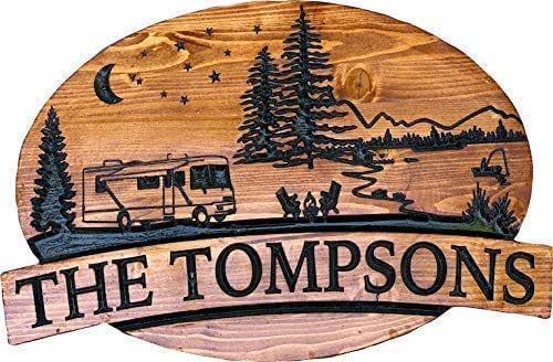 Amazon.com: Personalized Engraved RV or Camper Sign : Handmade Products