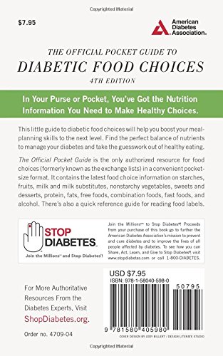 The Official Pocket Guide To Diabetic Food Choices Pricepulse