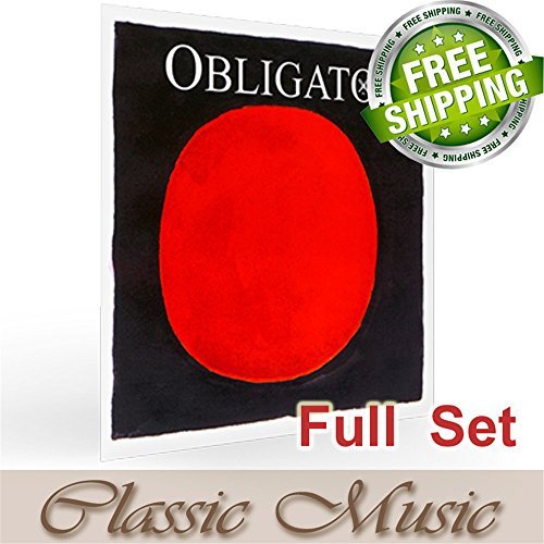 Amazon.com: Classic Music Pirastro Obligato Violin Strings Full set 4/4 ...