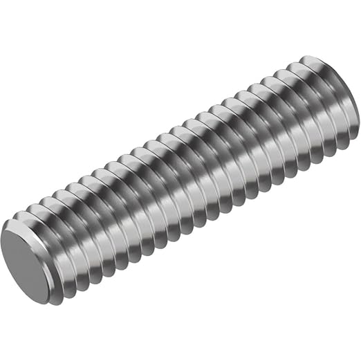 50 Stück Gewindebolzen / Gewindestangen DIN 976-B A2 Form B M10x 80 ...