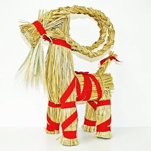 Amazon.com: Straw Goat (Julbock) 17: Home & Kitchen